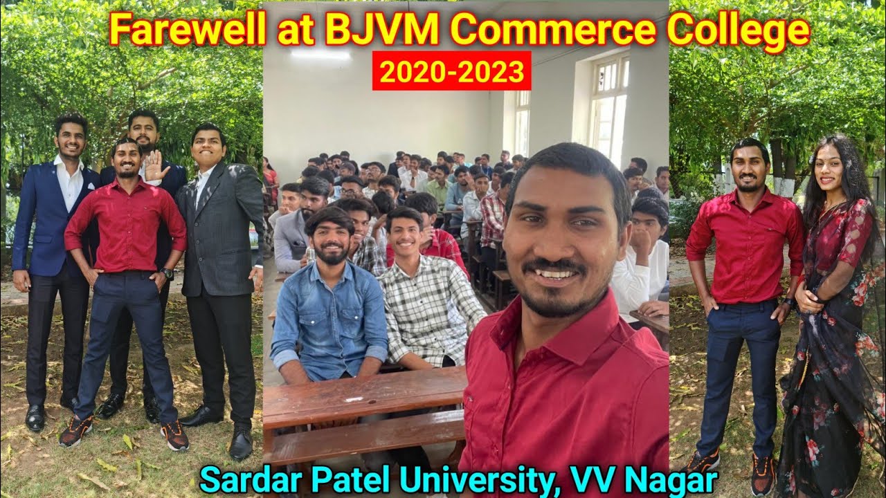 👋 Farewell day in Bjvm College|Vallabh Vidyanagar|Gujarat|Sardar Patel ...