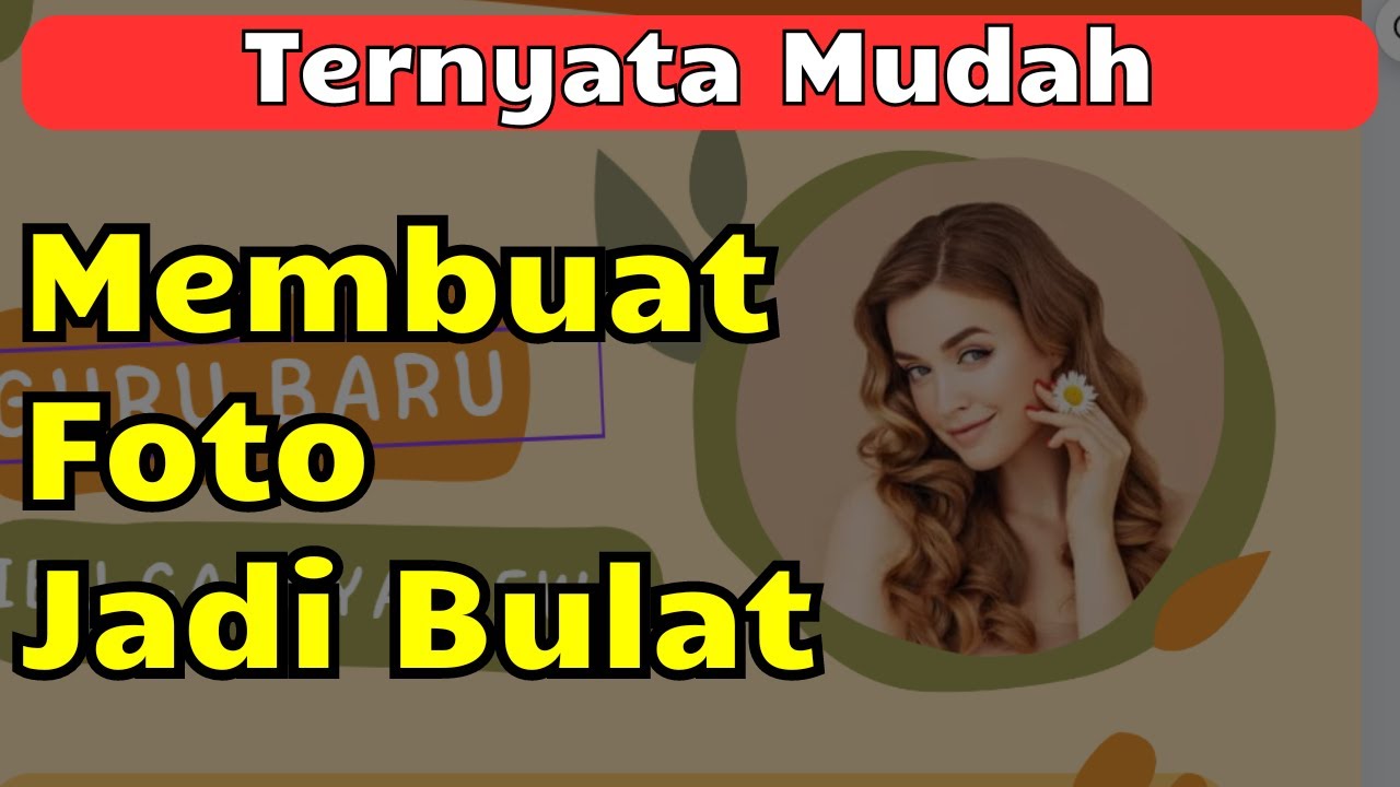 Cara Membuat Foto Menjadi Bulat di Canva - YouTube