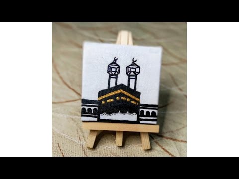 How to draw kaaba Easy drawing| khana-E-Kaaba drawing tutorial| Step by ...