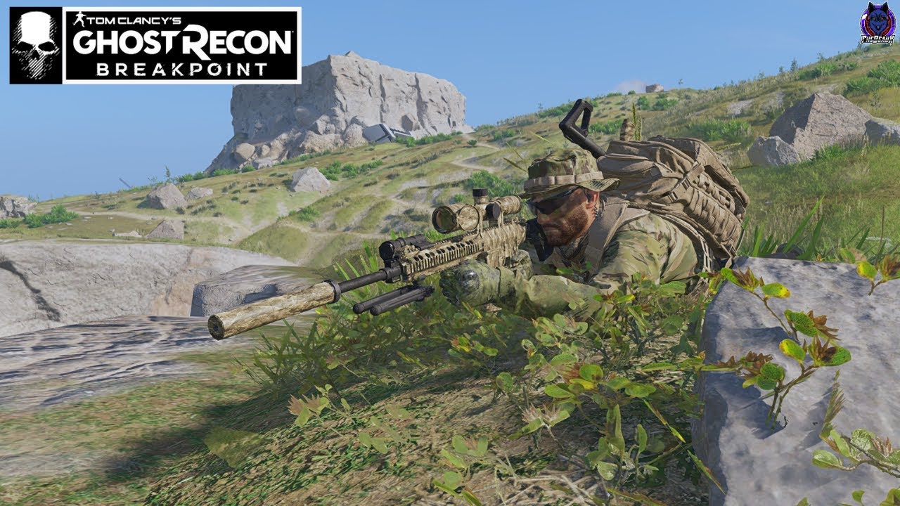 Ghost Recon Breakpoint - Drone maintenance camp clear with DMR M110 ...
