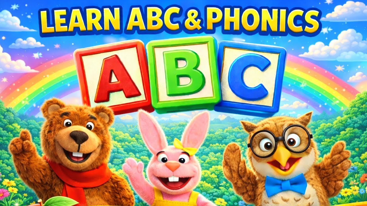Learn ABC & Phonics 🍎🐘 | A to Z Alphabet Sounds |Preschool Learning ...