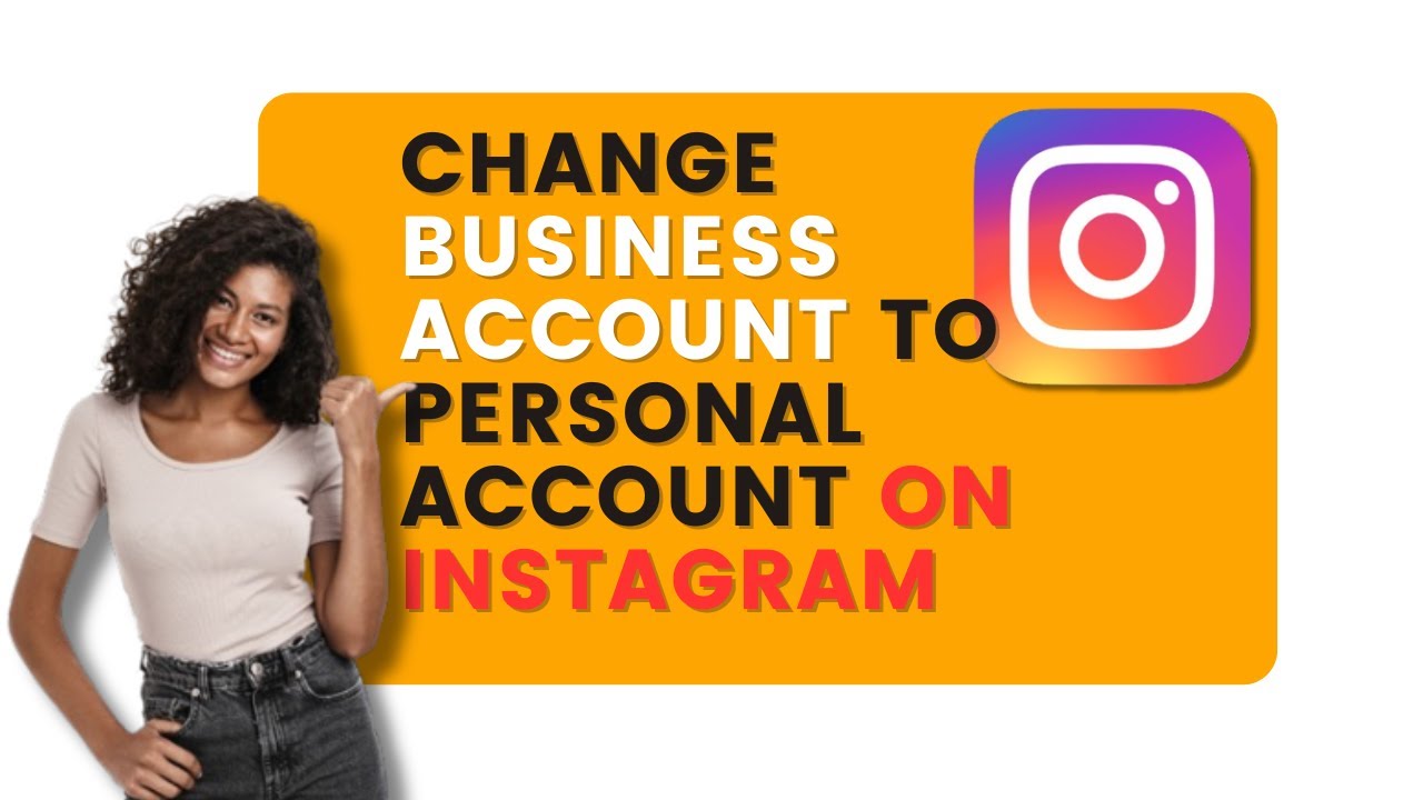 How To Change Business Account To Personal Account On Instagram - YouTube