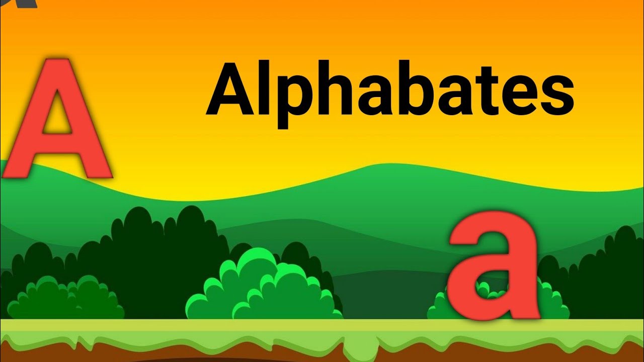Capital and Small Letter Alphabates // A to Z Alphabates // A for appke ...