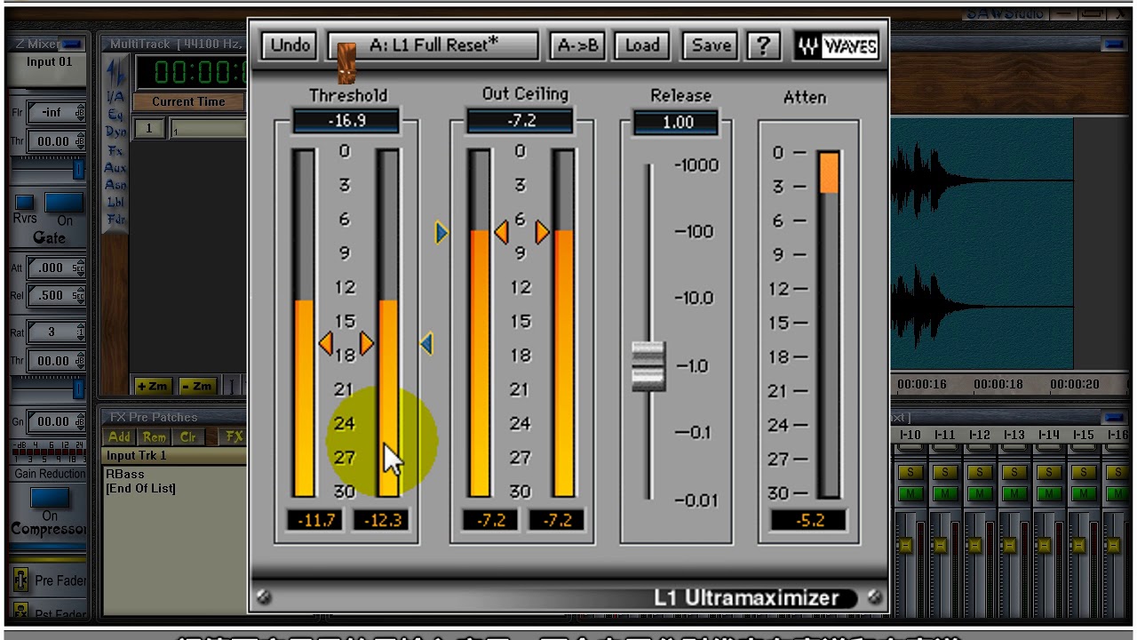17 L1 Ultramaximizer 讲解Waves L1 Ultramaximizer母带最大化效果器的原理和参数意义。 - YouTube
