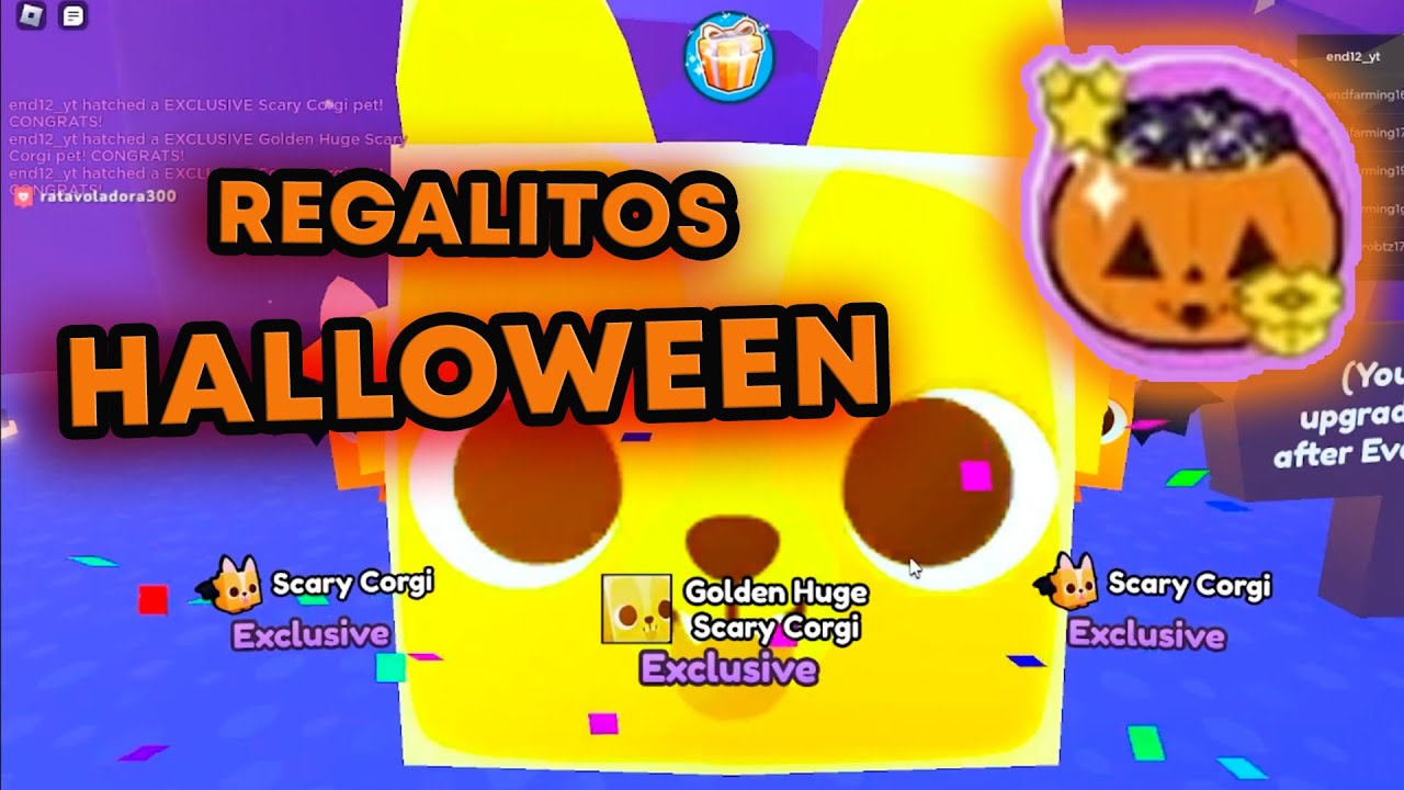 HUGE SCARY CORGI | *REGALOS HALLOWEEN* EN Pet Simulator X Evento ...