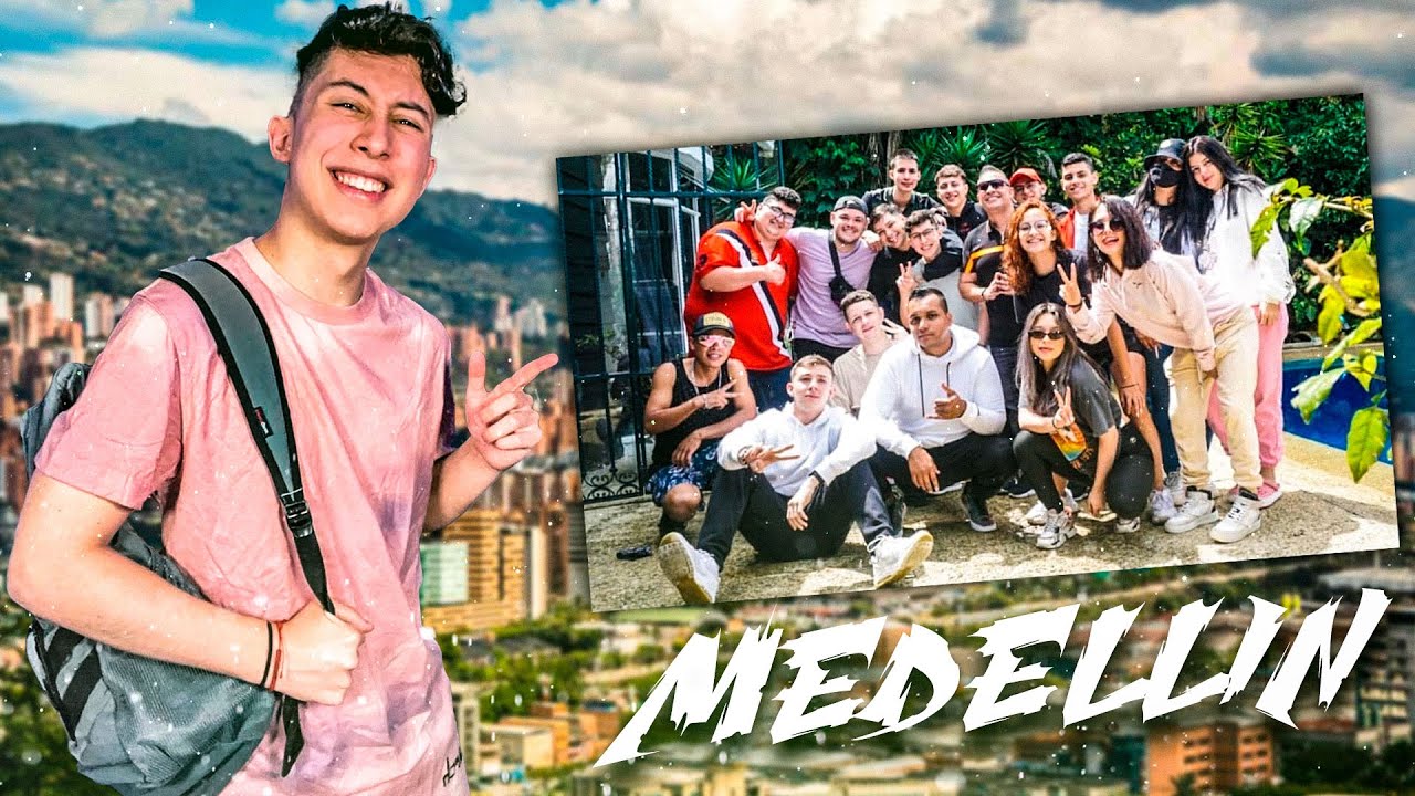CONOZCO A LOS MEJORES STREAMERS DE COLOMBIA | Vlog Medellin #1 ...