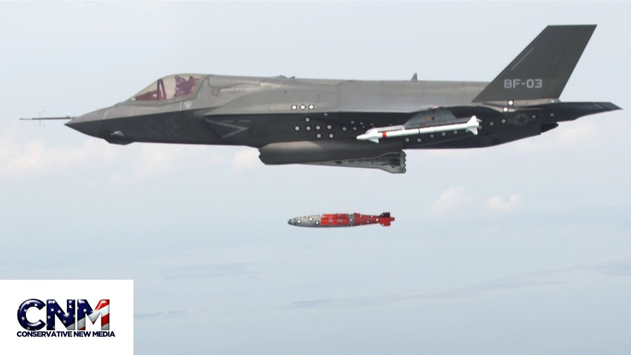 F-35 Lightning II Stealth Fighter Test Weapon Release of a JDAM ...