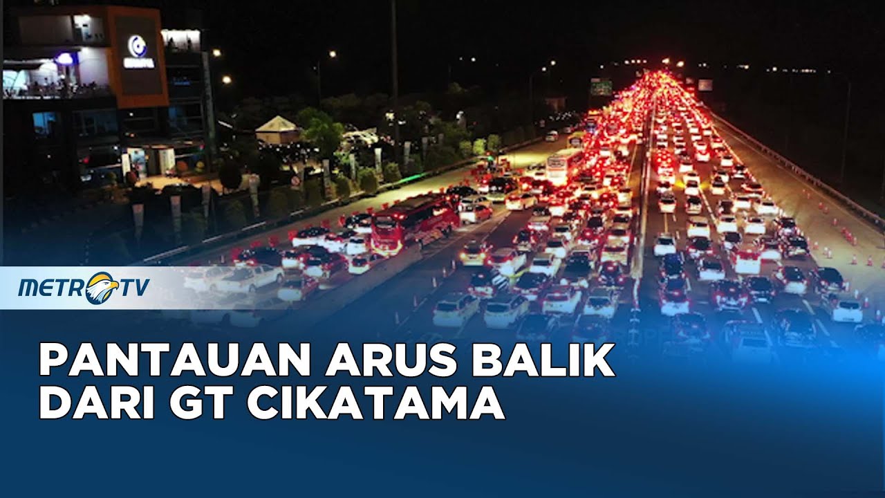 Visual Drone Pantauan Arus Balik Dari GT Cikatama (15/4/2024) - YouTube