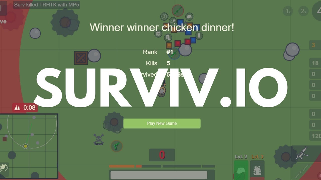 How to Play Surviv.io and a quick Surviv.io Review - YouTube