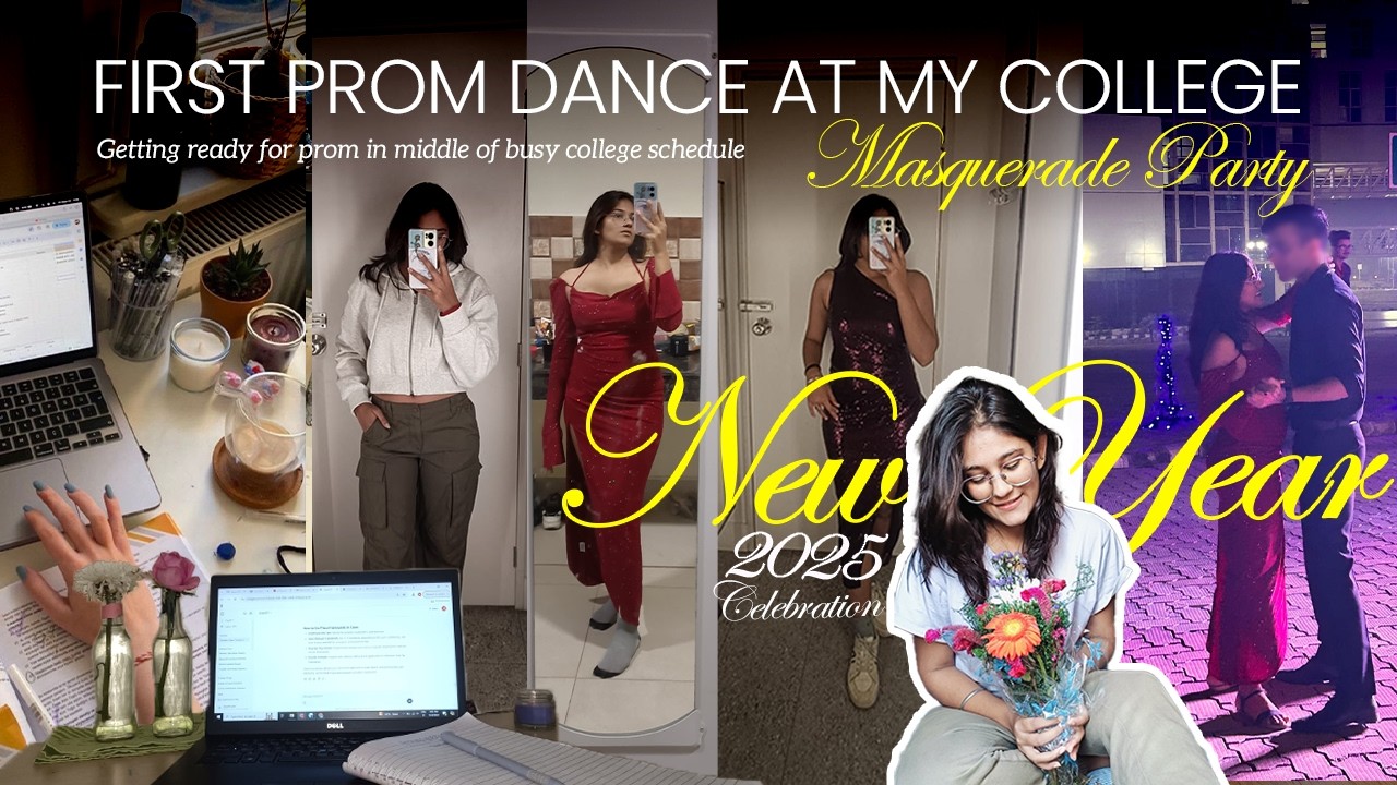 My First Prom Dance 🩷| NY Celebration at my College IIM Ranchi ️ # ...