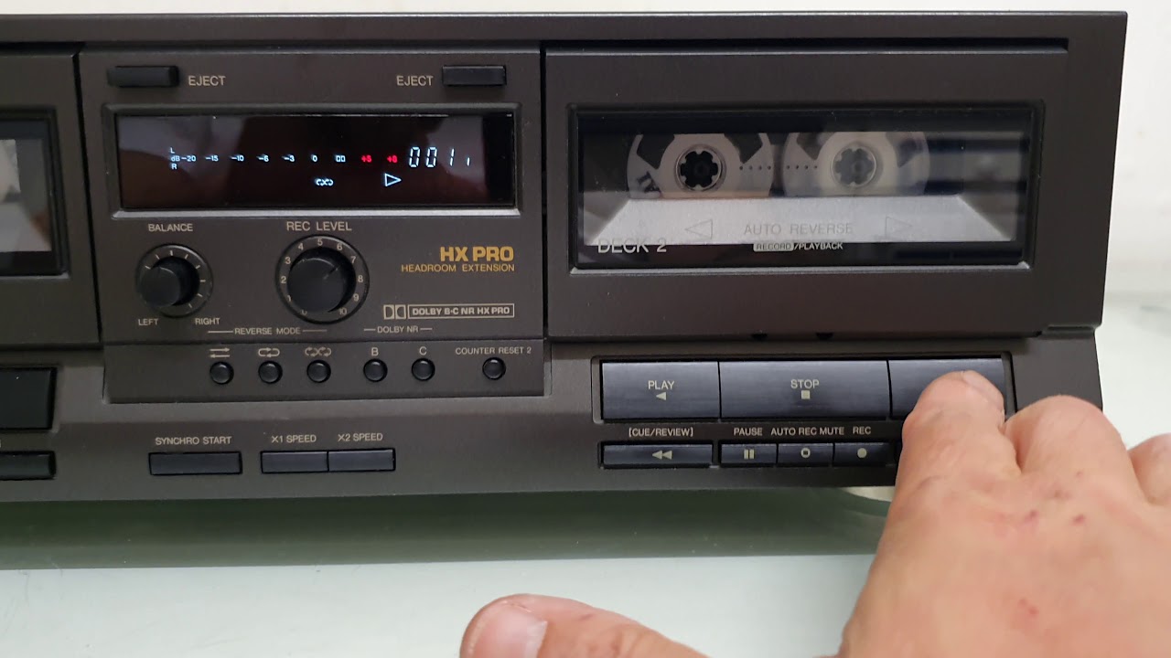 TECHNICS RS TR232 DEMO - YouTube