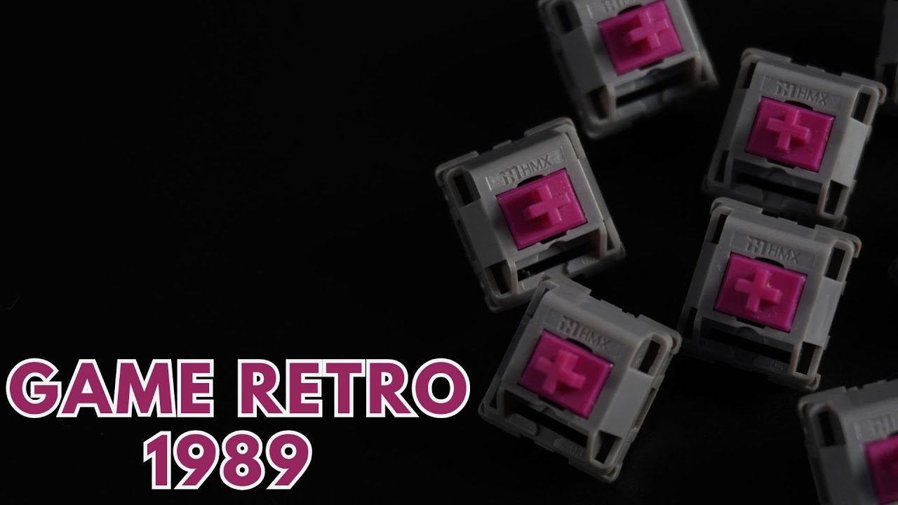 HMX Retro Game 1989 Switch: One Thocky and Deep Sounding Switches ...