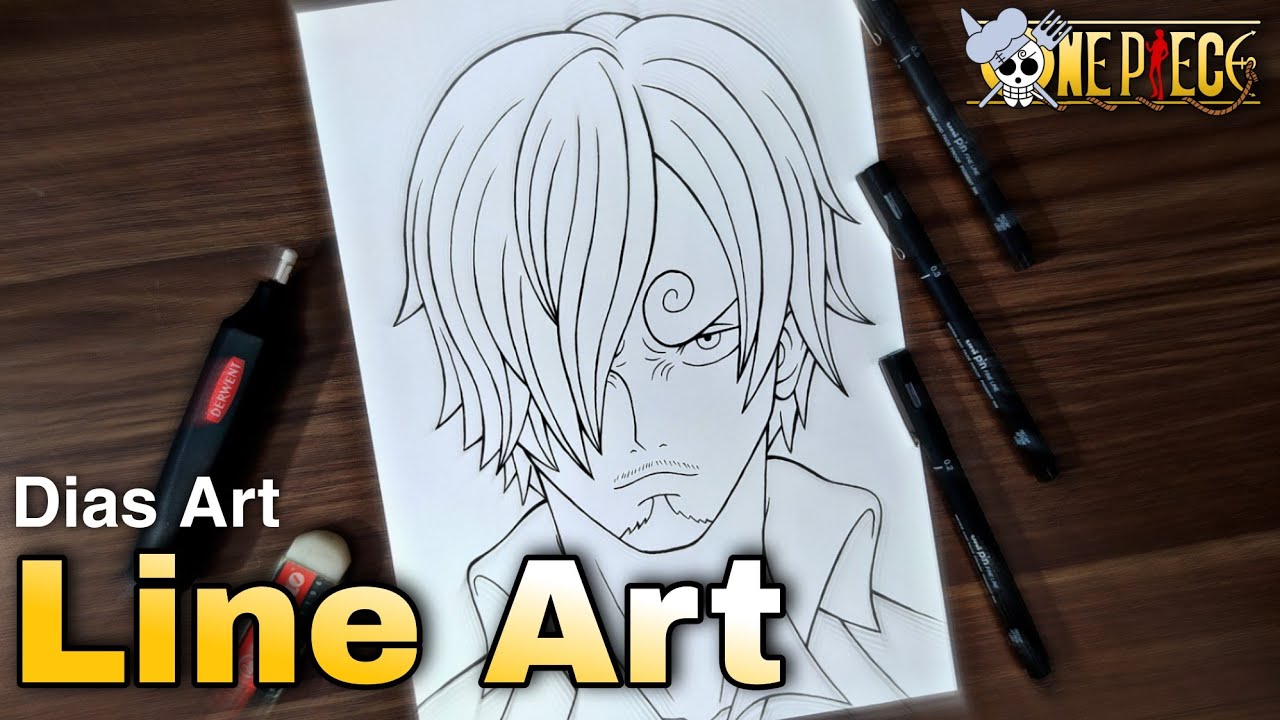 Speed Line Art Sanji - One Piece [ Art Final ] - YouTube