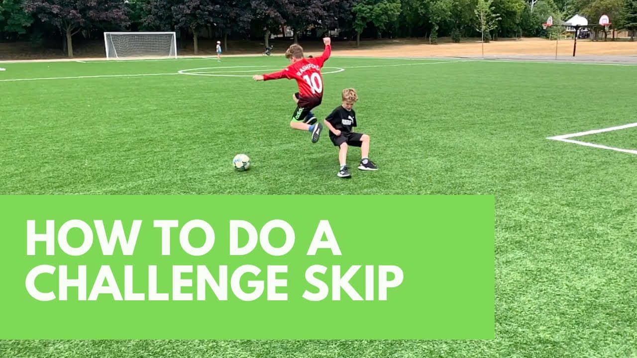 How to do a Challenge Skip in Soccer - YouTube