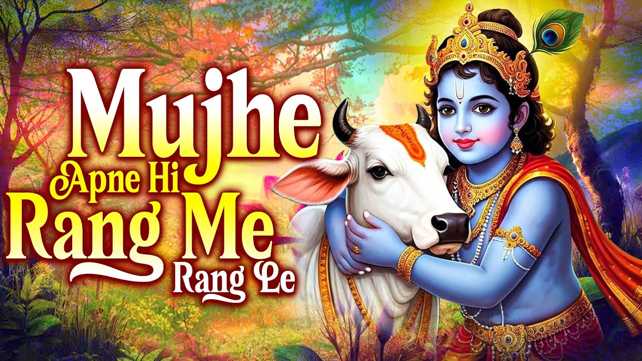Mujhe Apne Hi Rang Me Rang Le ll Krishna bhajan with lyrics ll मुजे ...