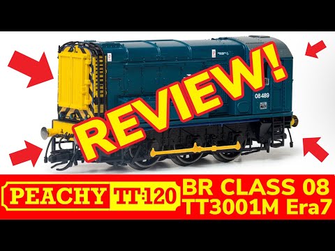 Hornby TT120 BR Class 08 TT3001M review @HornbyModelRailways - YouTube