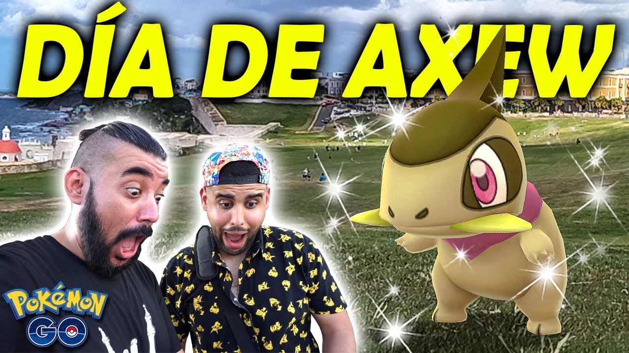 DÍA DE LA COMUNIDAD DE AXEW EN POKÉMON GO - YouTube