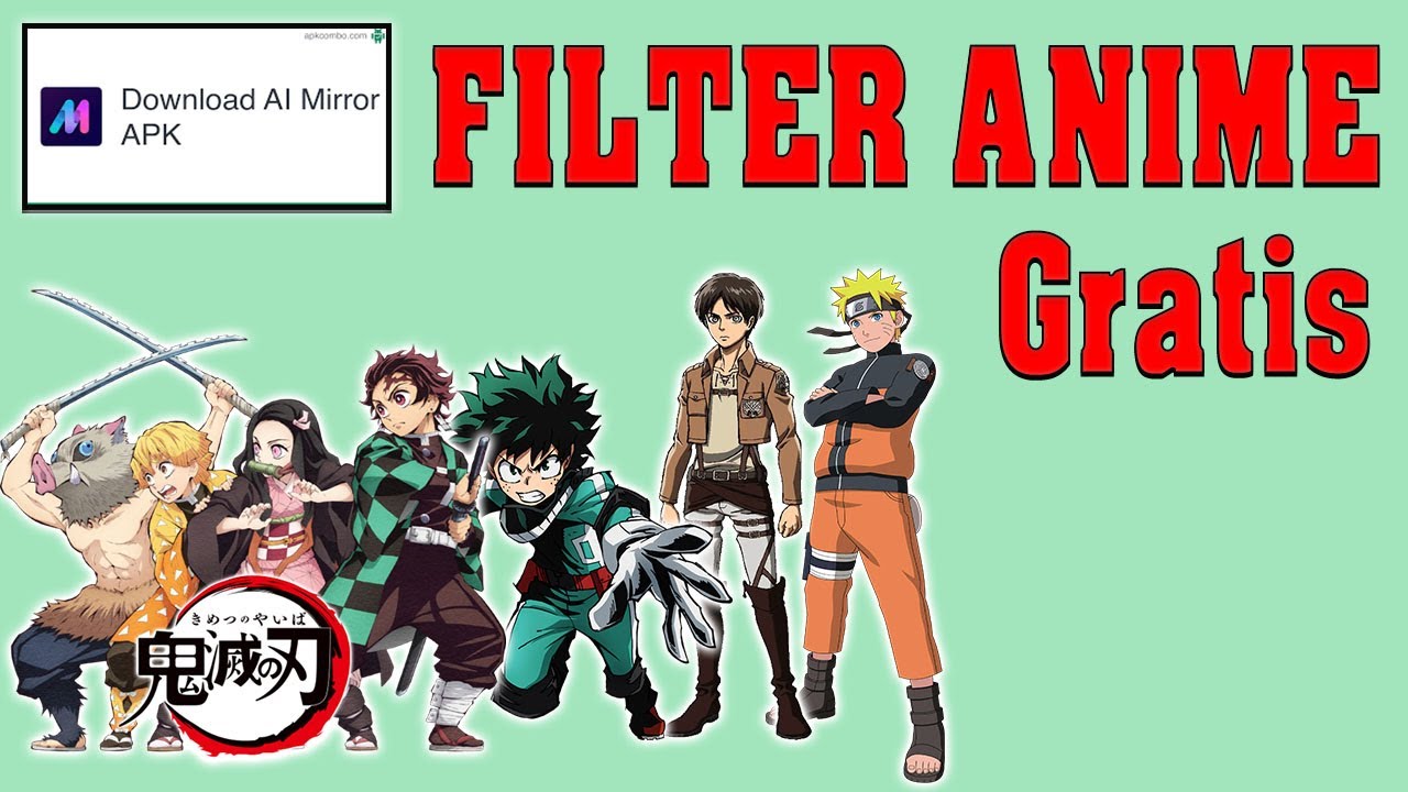 Cara Buat Filter Anime Viral Tiktok Gratis!(One Piece,Kimetsu No Yaiba ...