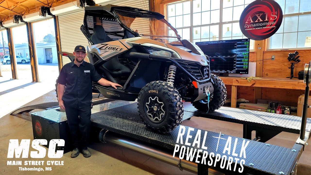 CFMOTO ZFORCE 950 Dyno Runs Peak Horse Power to the Wheels | MSC Axis ...