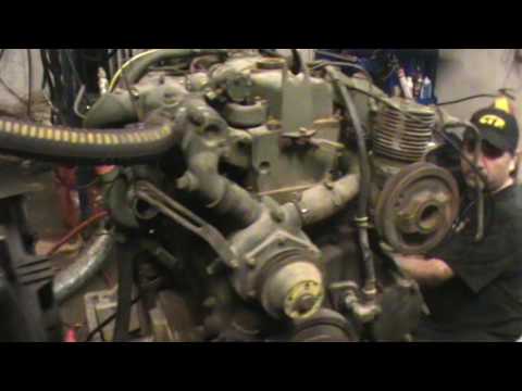 indianadiesel.com run in on a Hercules diesel engine - YouTube