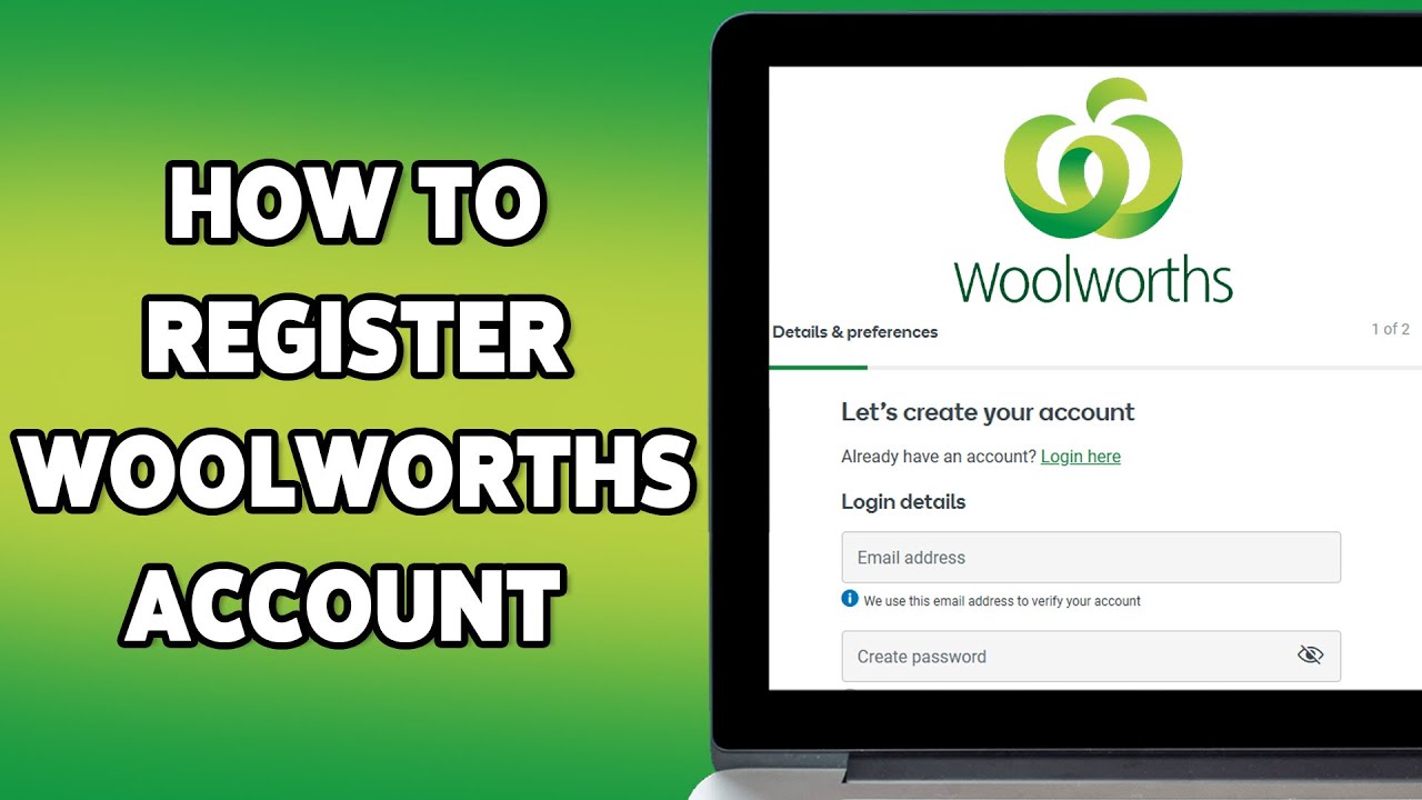 How To Register Woolworths Account 2025 | Create/Register Your ...