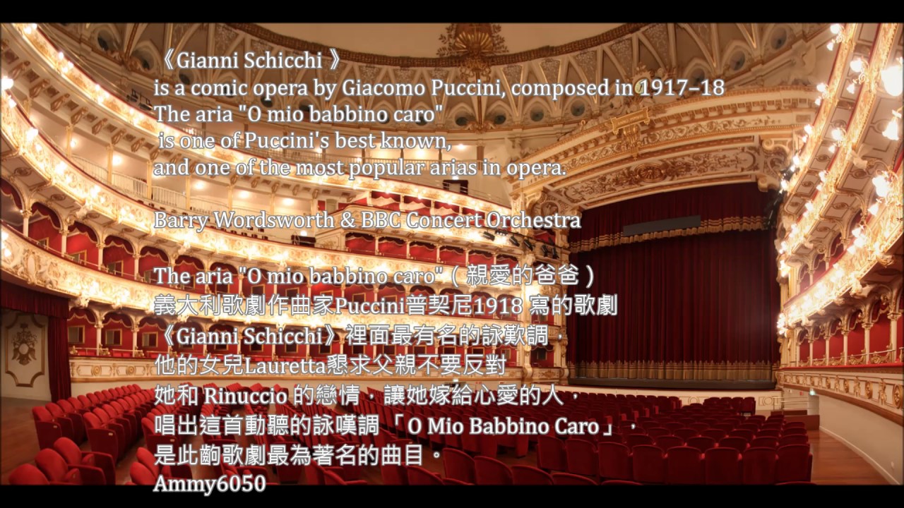 「O Mio Babbino Caro」By Barry Wordsworth & BBC Concert Orchestra - YouTube