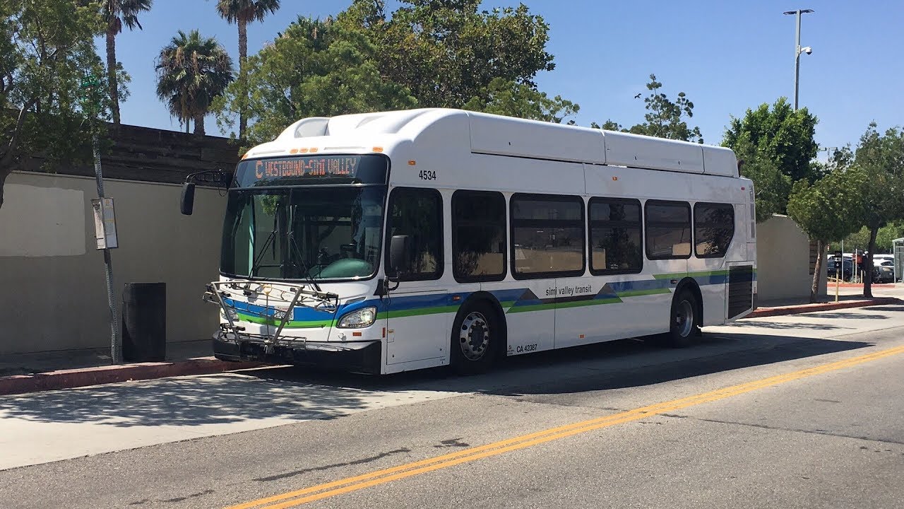 Simi Valley Transit 2014 New Flyer XN35 #4534 - YouTube