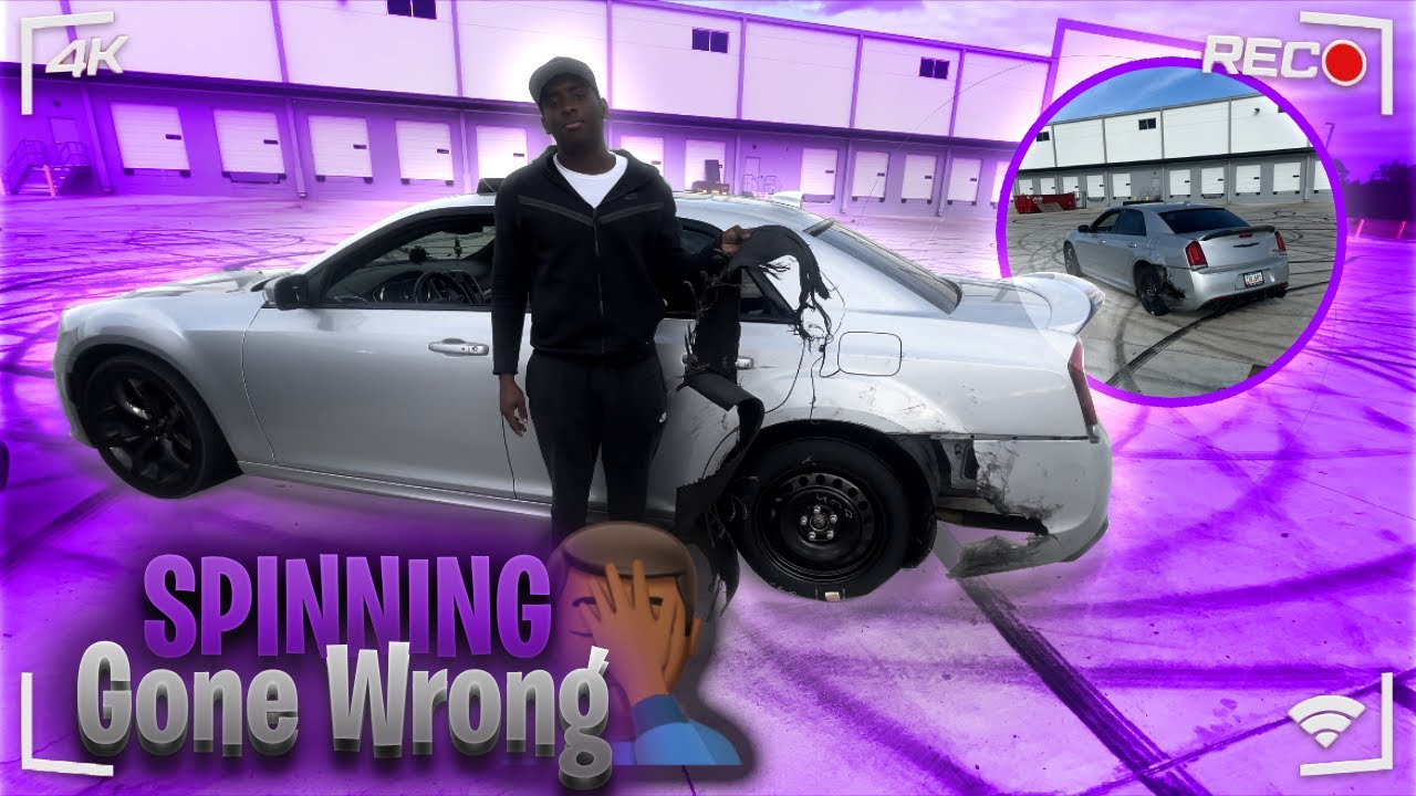 SPINNING MY 300 HEMI (Open Differential) GONE BAD.... - YouTube