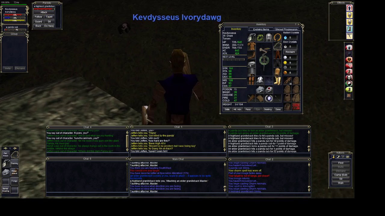 P99 Druid Swarm Kiting - YouTube