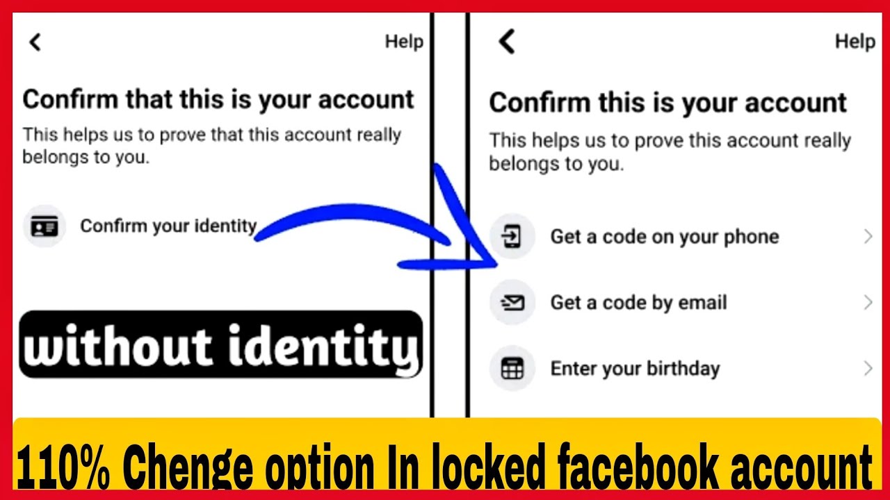 Get start Confirm your identity unlock without identity | How to unlock ...