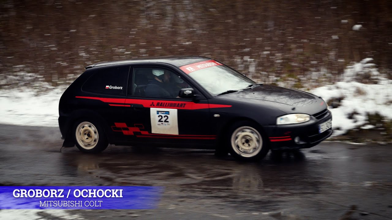 short ŁUKASZ GROBORZ / KORDIAN OCHOCKI - MITSUBISHI COLT | 10 KJS Rally ...