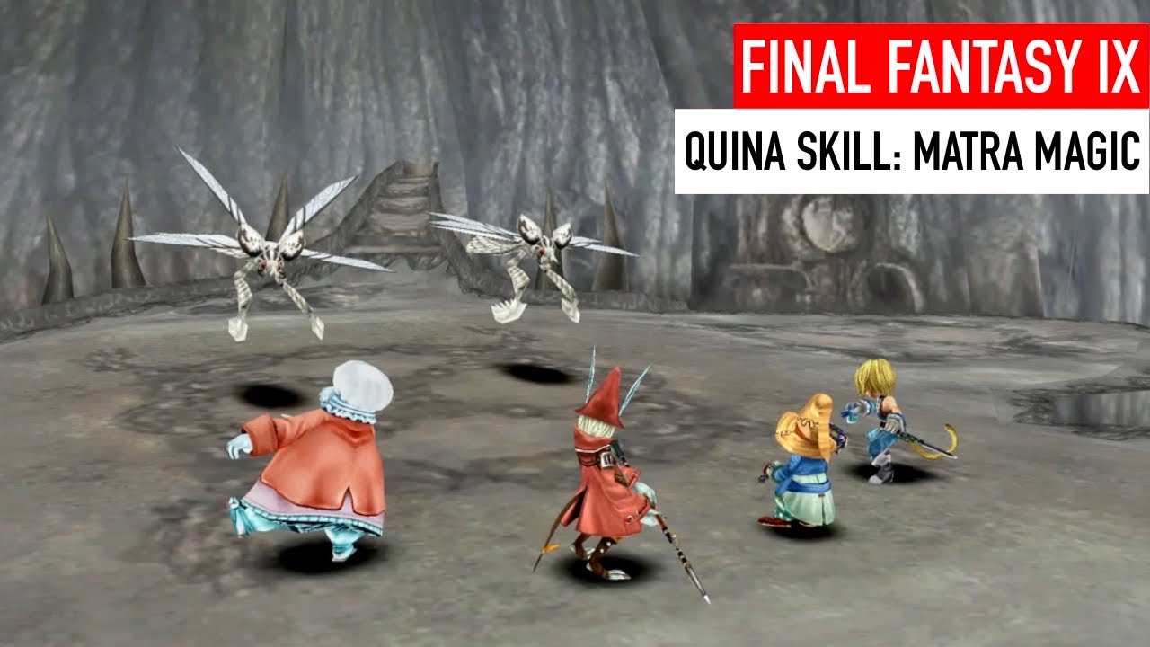 Final Fantasy IX - Matra Magic - Quina's Blu Magic Skills - YouTube