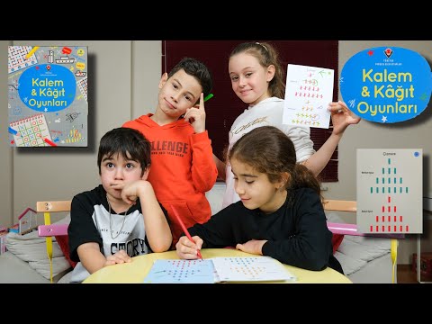 TÜBİTAK KAĞIT KALEM OYUNLARI KİTABI | Bu Kitap Bi Harika | Akıl Oyunları | Strateji Oyunları 🙃😉🤓