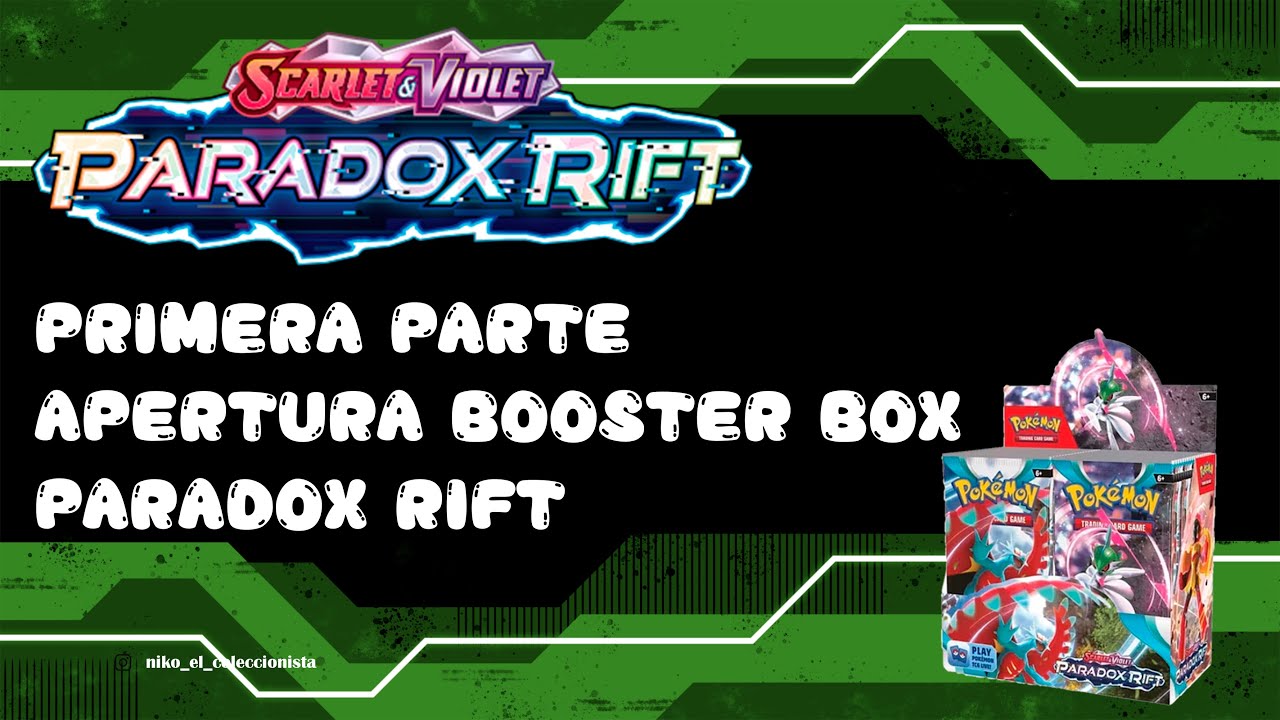 Apertura booster box Paradox Rift (Primera parte) - YouTube