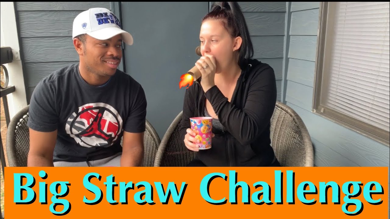 Big Straw Challenge!! - YouTube