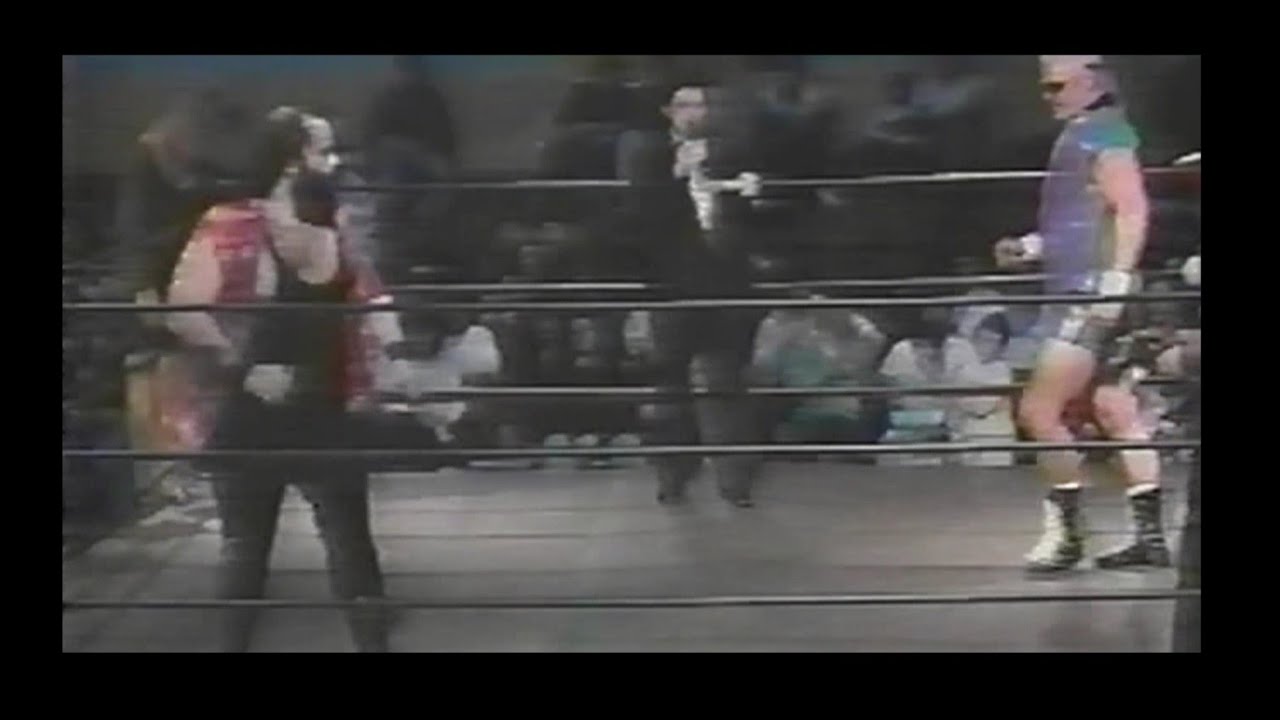 The Sandman vs. "Kodiak Bear" (World Title) ECW 1993 - YouTube