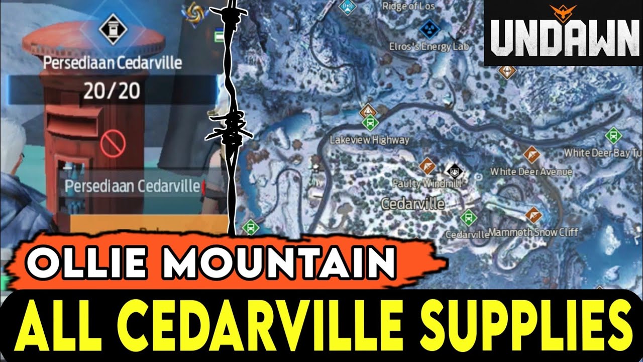 Explore 20 Lokasi Persediaan Cedarville di Map Gunung Ollie - Garena ...