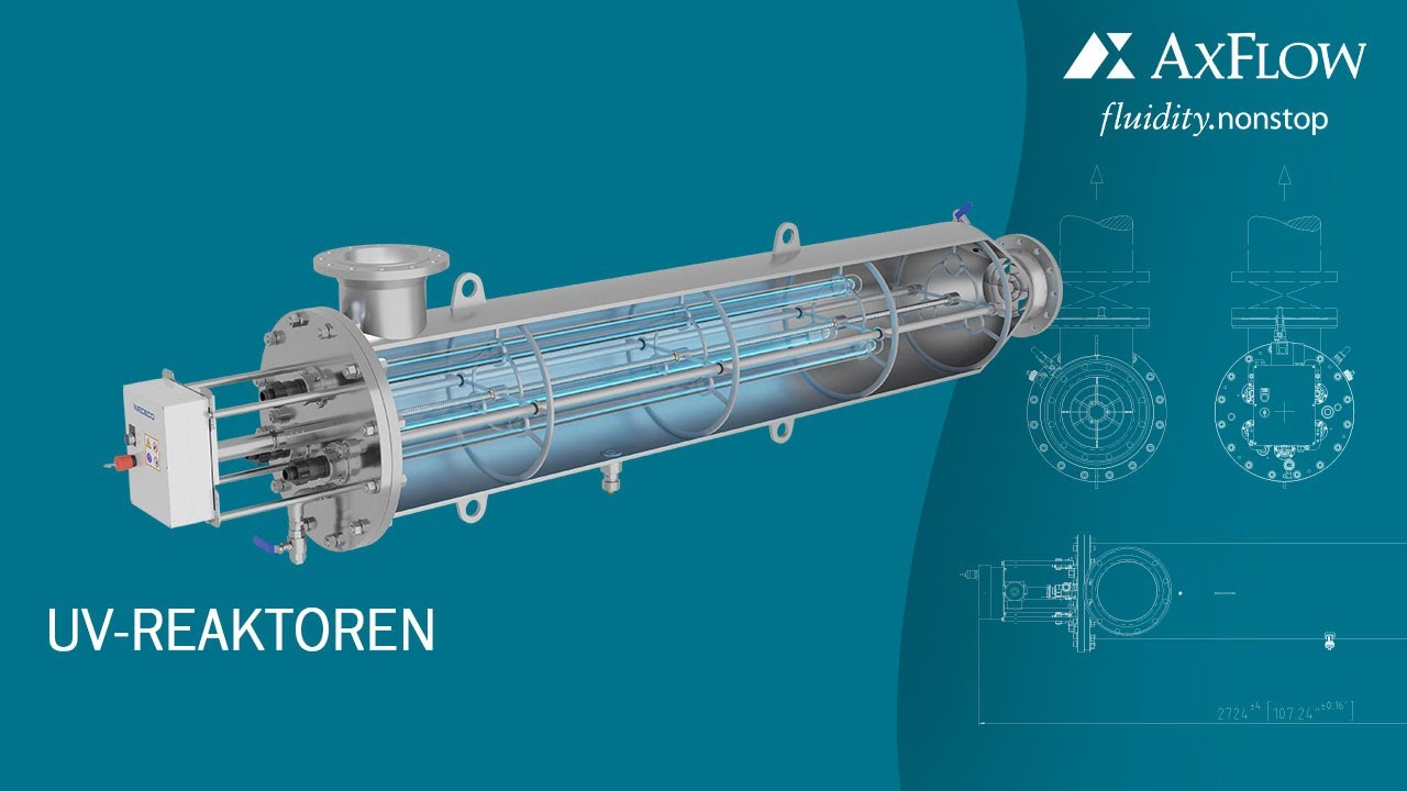 UV-Desinfektion: UV-Reaktoren der Baureihe Spektron - YouTube