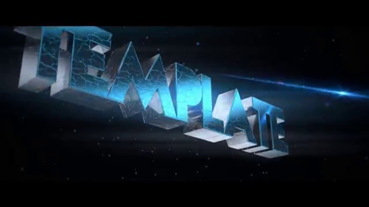 Free Blue intro template! Blue fast render intro template (Small file ...