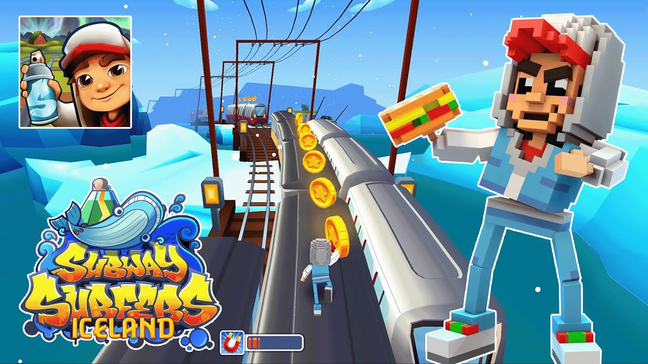 Subway Surfers: Iceland 2024 - Pixel Jake (Gameplay) - YouTube