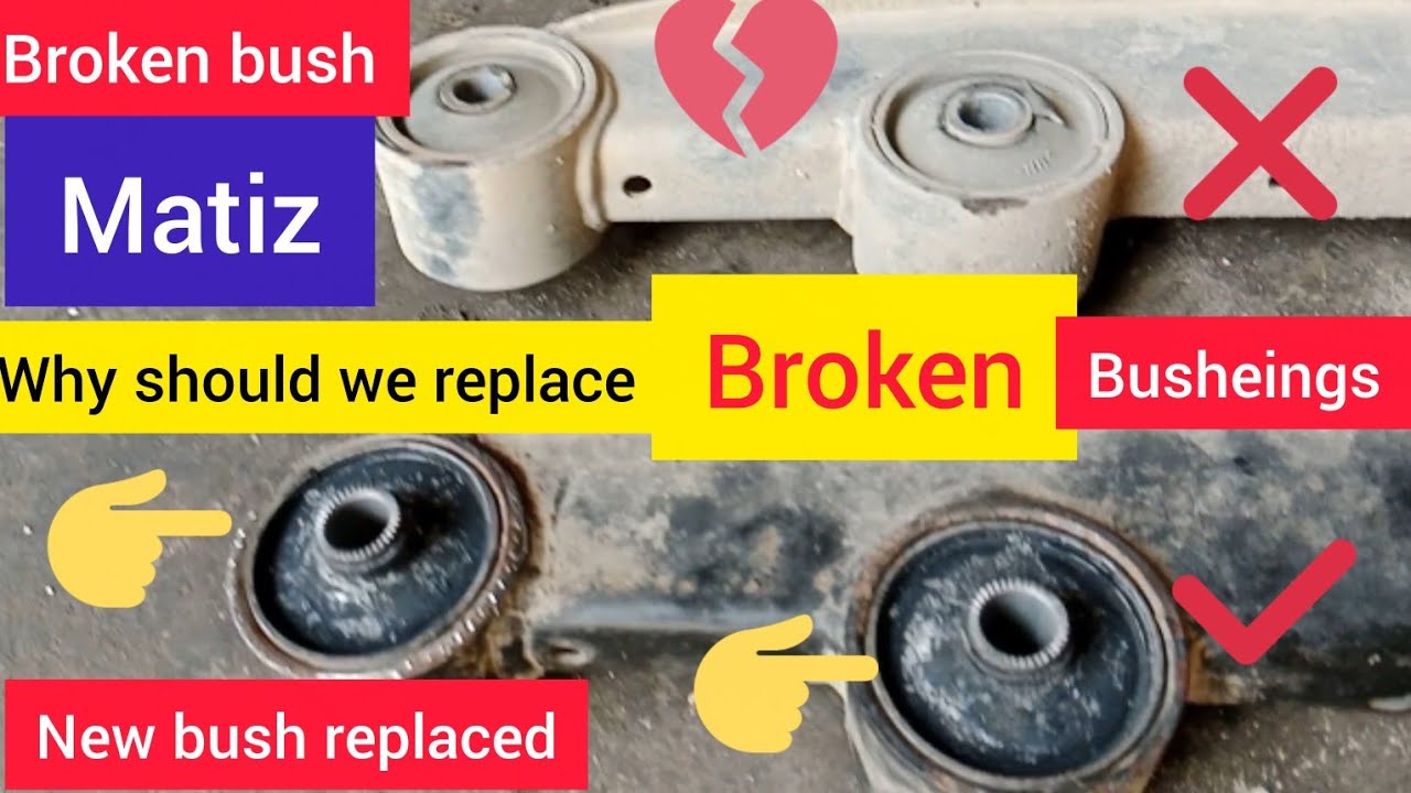 Trailing Arm bushes fitting full guide | broken bush symptoms ...