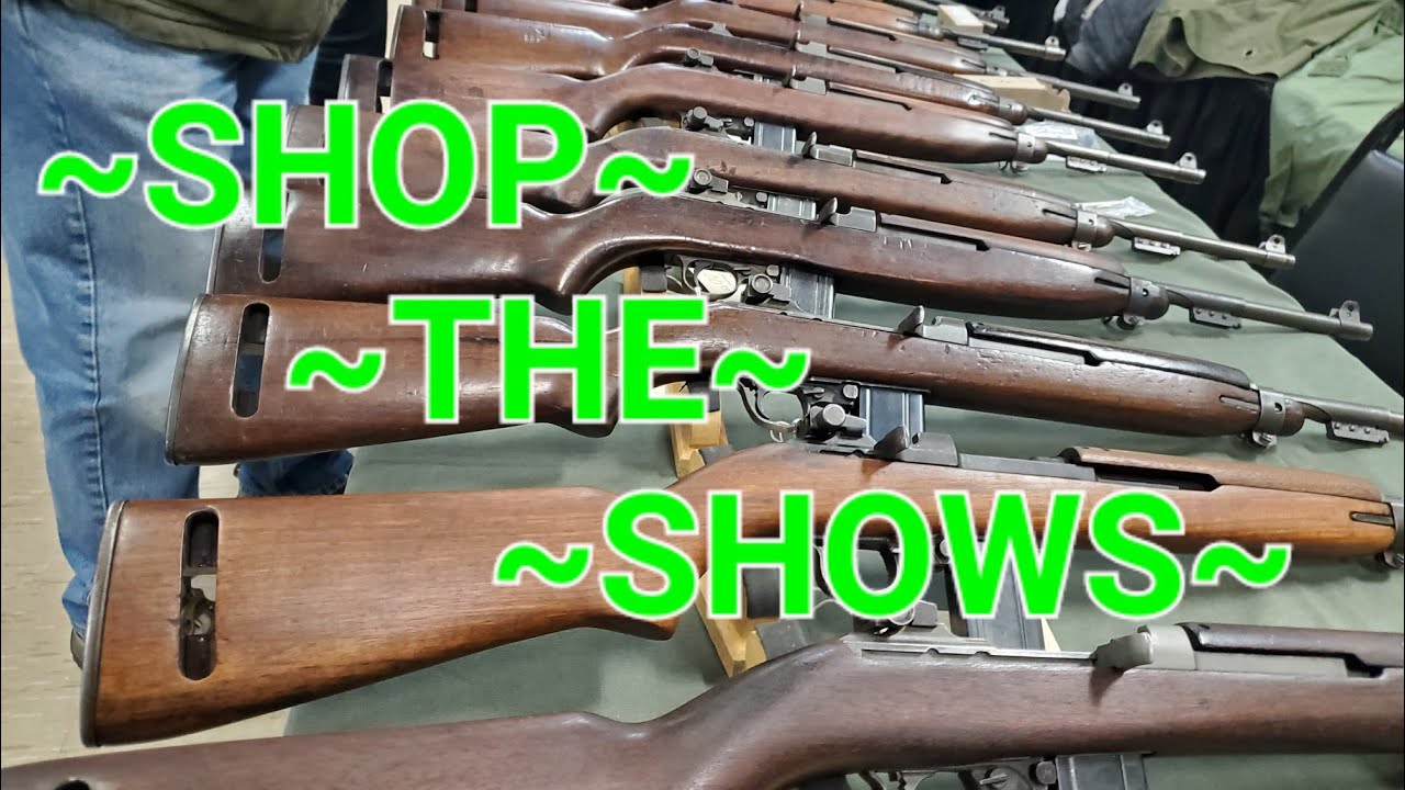 *Military Gun Show*Shopping k98 flip m1 Garand Carbine medals ww2 ...