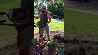 POWERMATE EARTH AUGER 43CC REVIEW ONE MAN POST HOLE DIGGER, 42% OFF