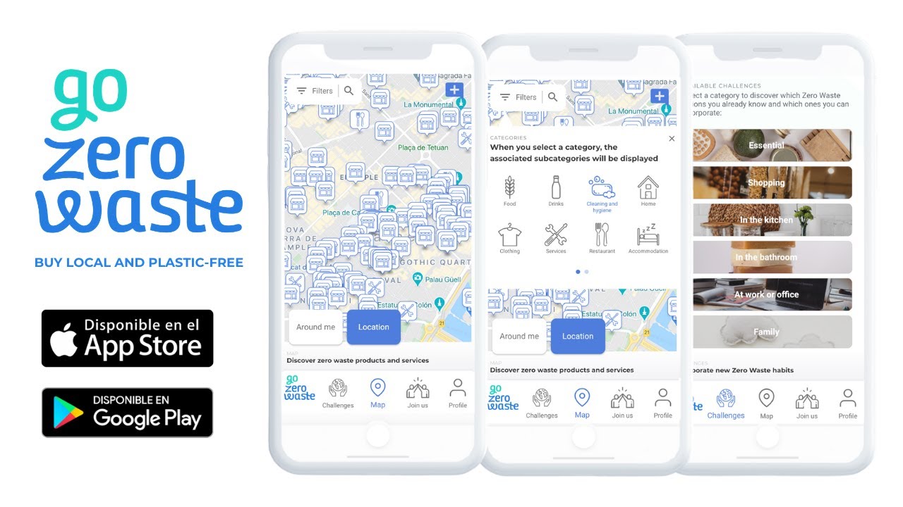 Go Zero Waste, the app that helps you live with less waste and plastic ...