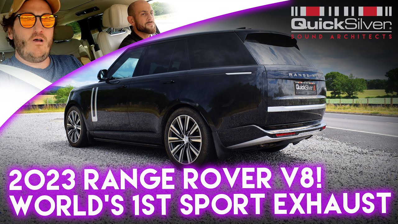 World's First 2023 Range Rover V8 Sport exhaust by QuickSilver - YouTube