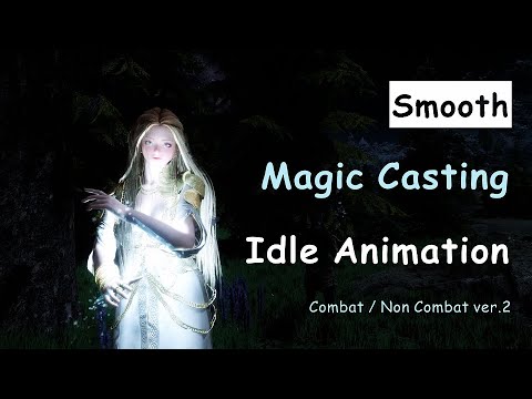 Smooth Magic Casting Idle Animation ver.2 - YouTube
