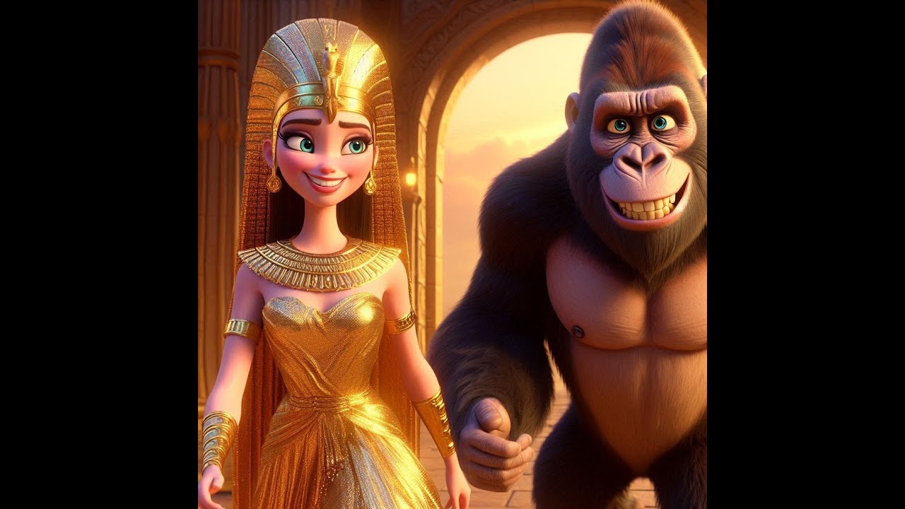 la boda de Konga con la hija del Faraón #kong #disney #cartoon #titanes ...