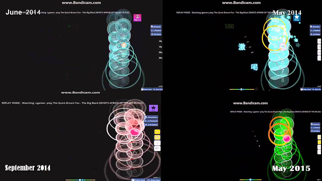 osu! big black, 4 in one (1 year battle) - YouTube