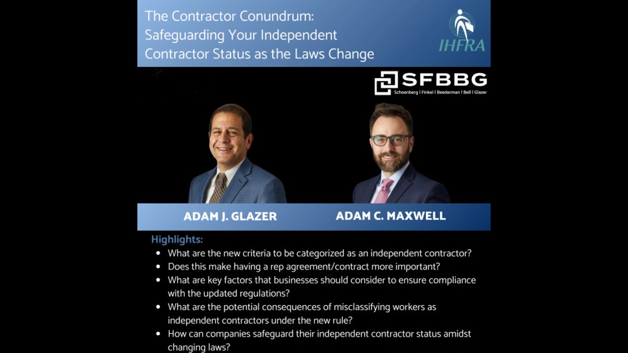 The Contractor Conundrum with Adam Glazer and Adam Maxwell - YouTube