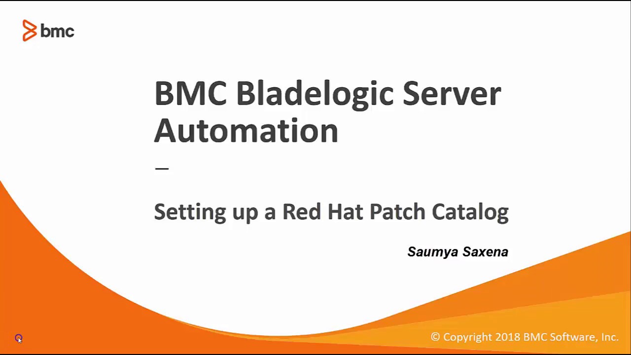BSA: Creating Red Hat Patch Catalog - YouTube